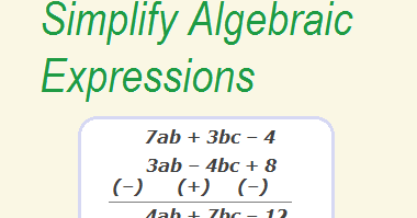 10 Math Problems: Simplify Algebraic Expressions