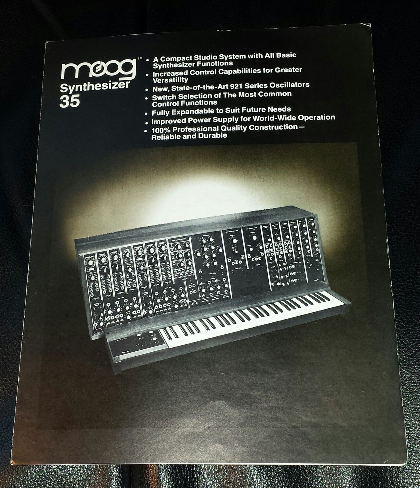 MATRIXSYNTH: Moog 35, 1974 Synthesizer BROCHURE ONLY, 6 pages