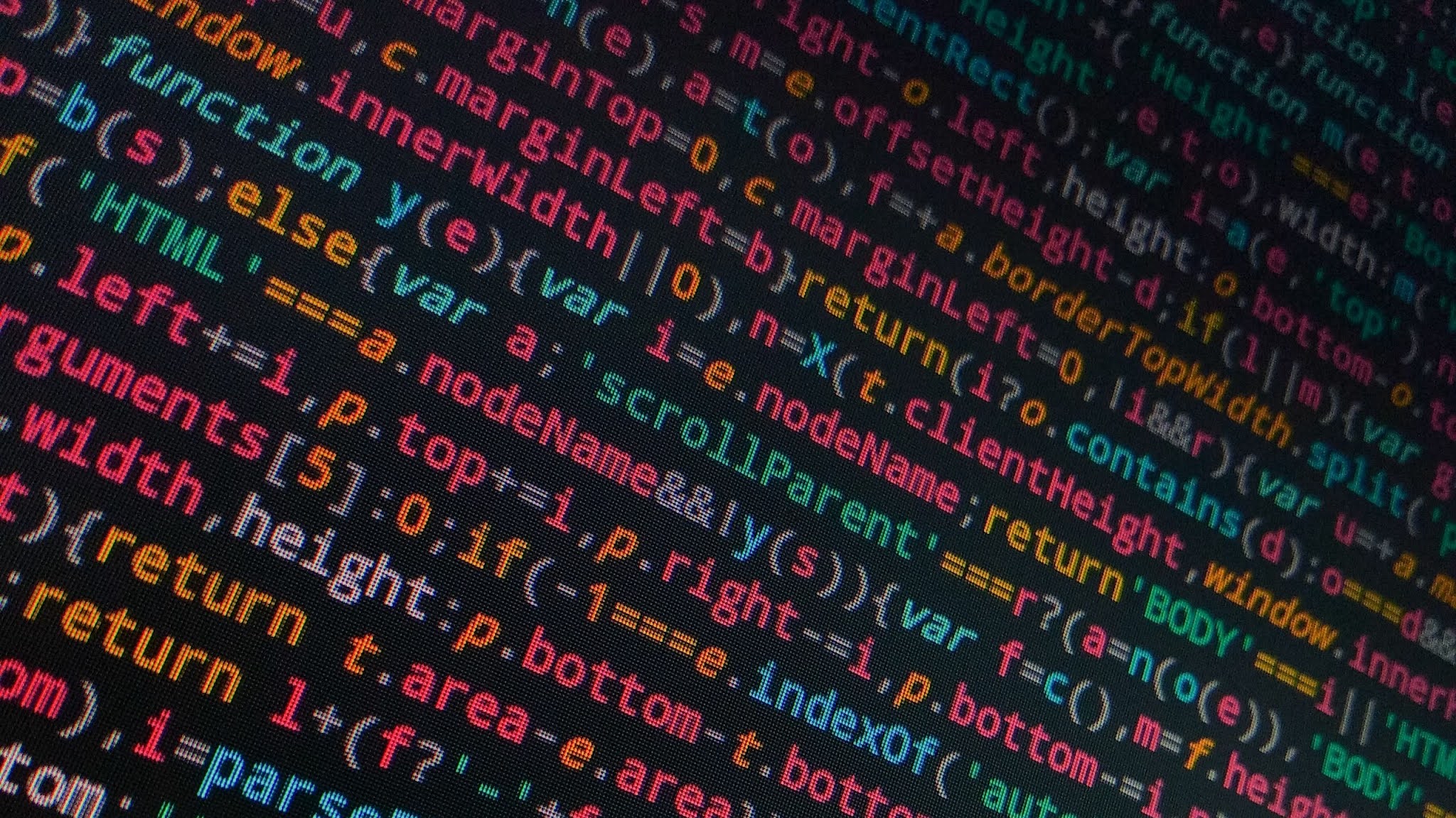 Wallpaper Programming, Colorful Code