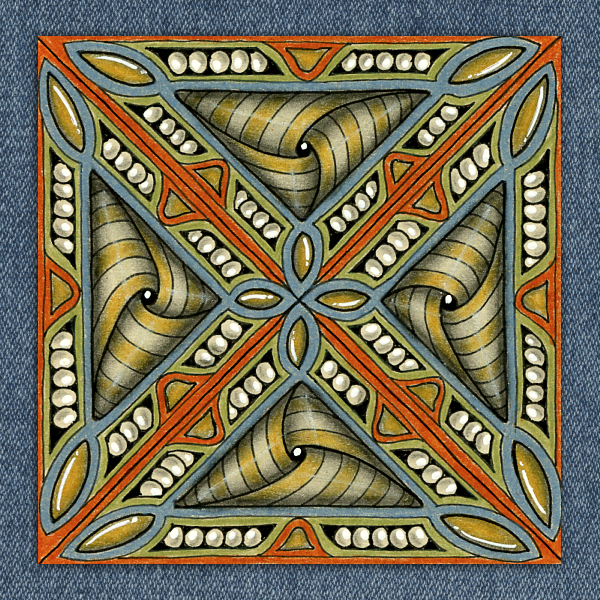 Time for Tangling: Today's Tangles - Inspired by Zentangle Project Pack 8