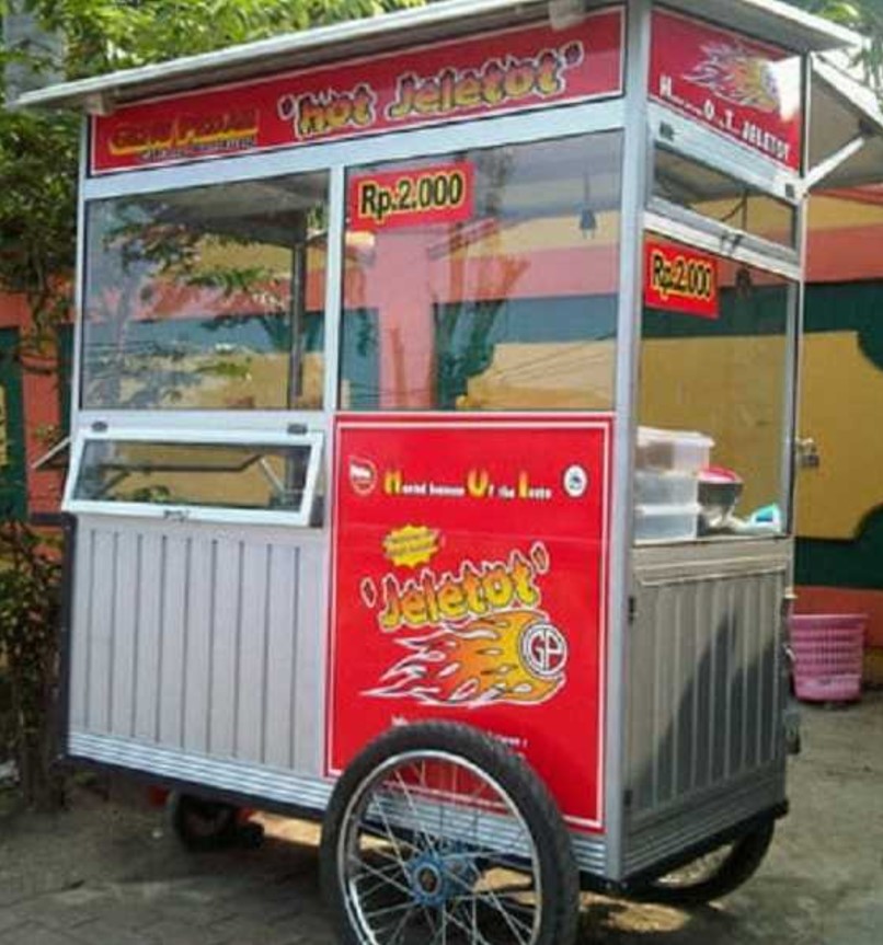 INSPIRASI..!! Inilah 58 Model Gerobak Gorengan Modern Terbaru yang ...