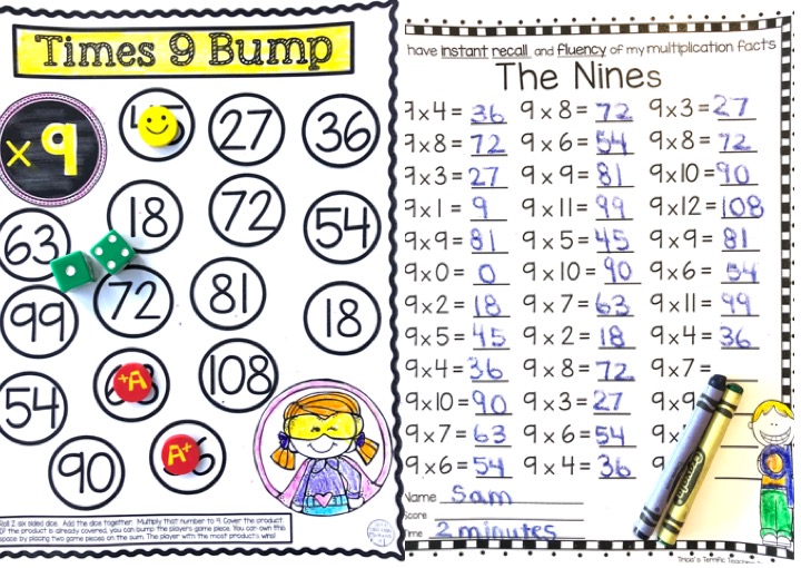 Tips for Mastering Multiplication Facts with FREEBIES, Games and ...