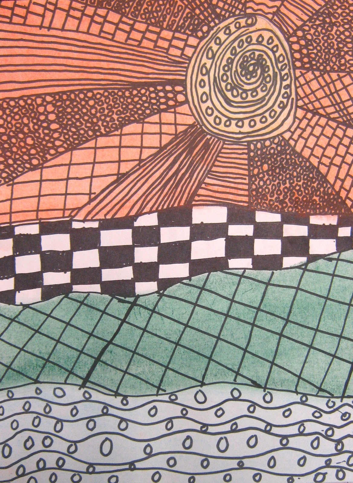 Art in the Middle...school: Pattern Crazy