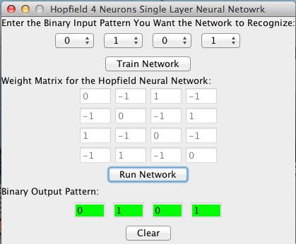 moeabdol: Hopfield Neural Network