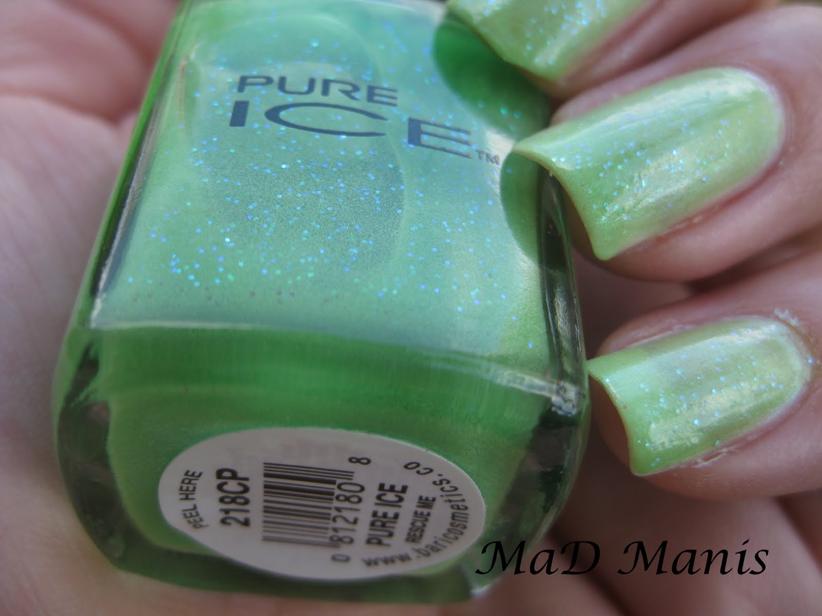 MaD Manis: Pure Ice swatches