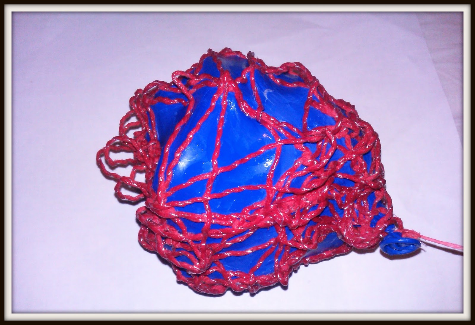 Double Treble Craft Adventures: String Ball Halloween Ornament D.I.Y.