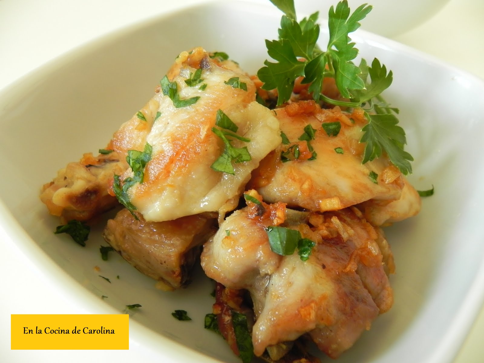 POLLO AL AJILLO | En La Cocina De Carolina