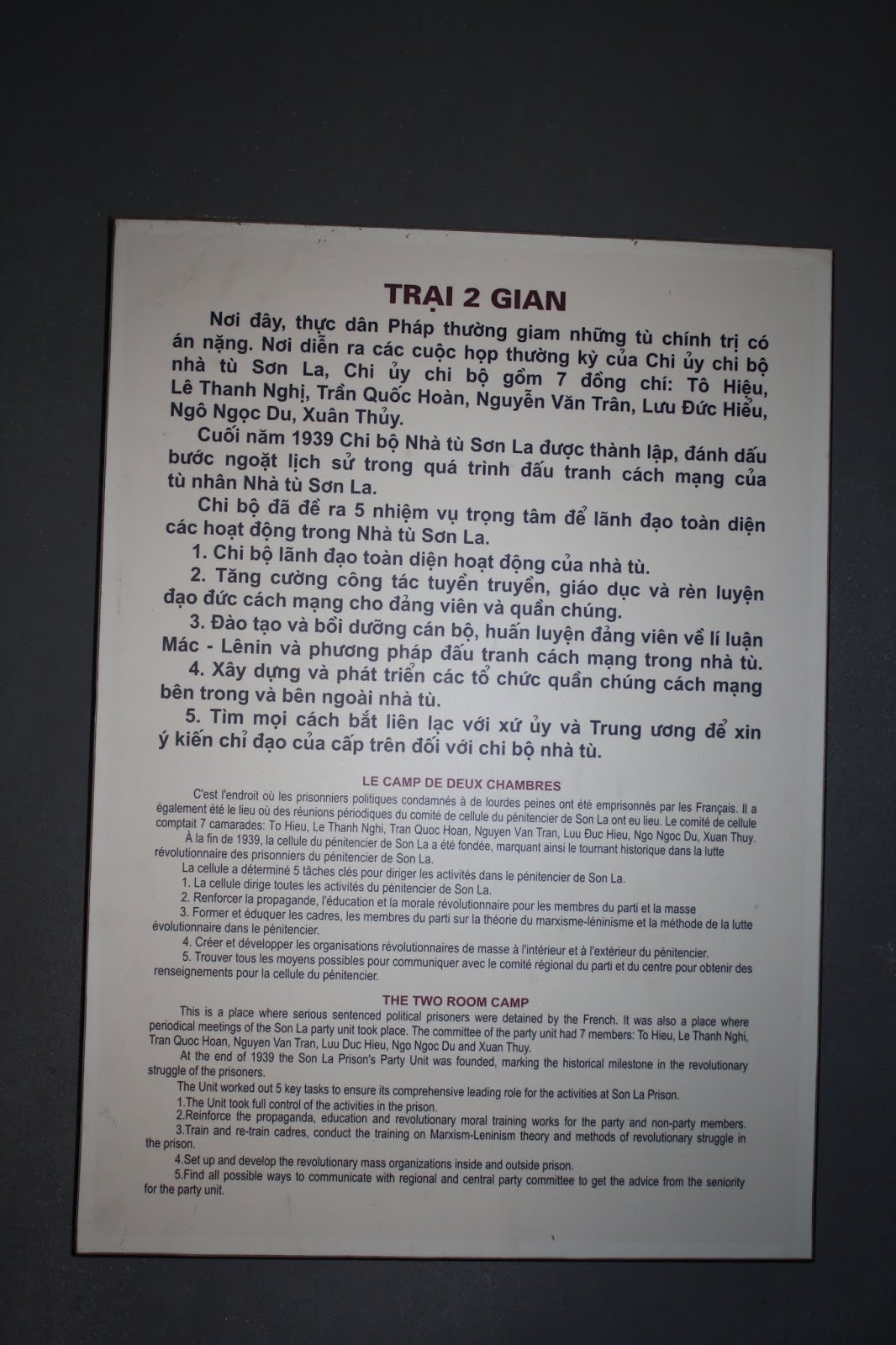 Indochine : Arrêt sur image...: Retour sur les combats de Tu Lê (7) : Sonla