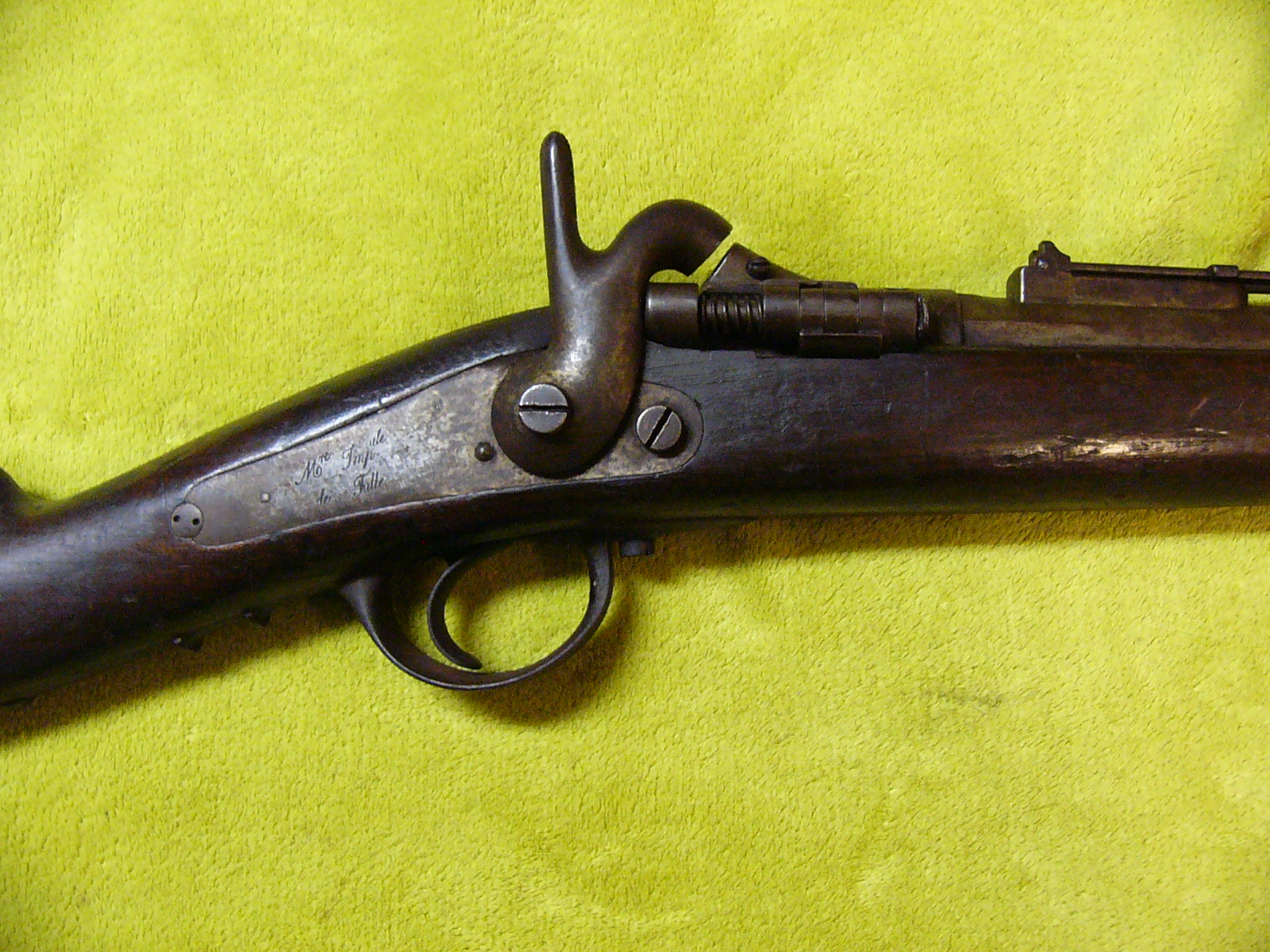 Sbírka historických zbraní: French M1859/67 " 'a Tabatiere" Carabine de ...