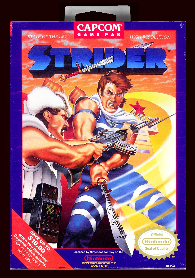 retrogameart.com: STRIDER HIRYU and his Plasma Sword FALCHION: The ...
