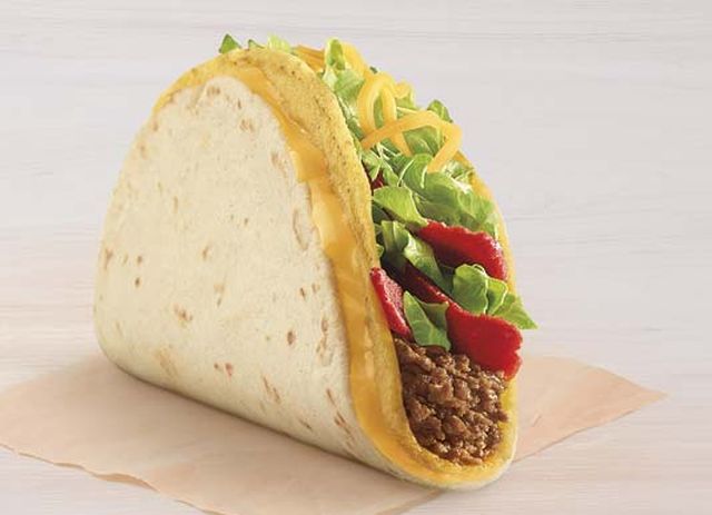 $1 Nacho Crunch Double Stacked Taco Returns to Taco Bell