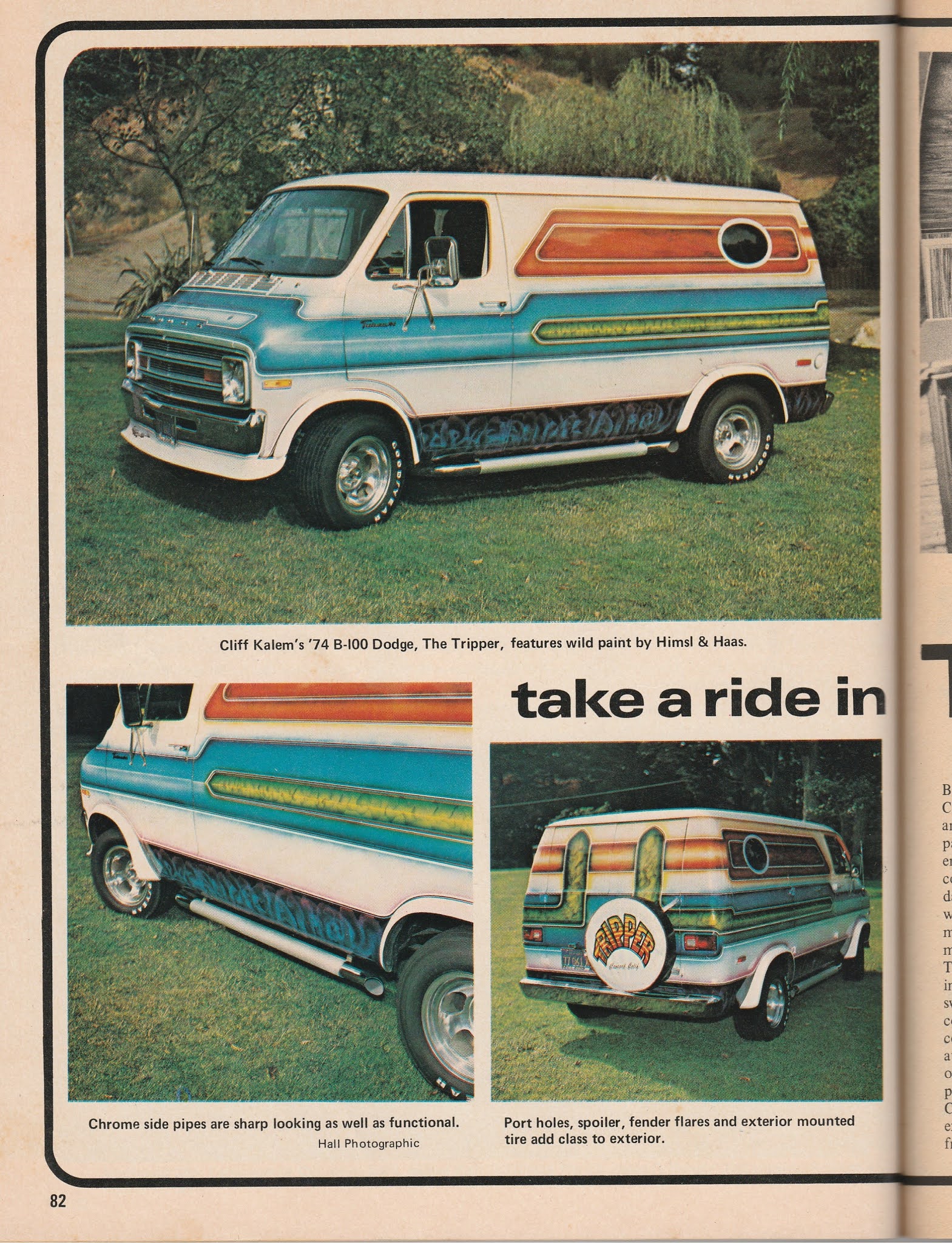 1970's VAN Magazines : Vans And Trucks Magazine #1