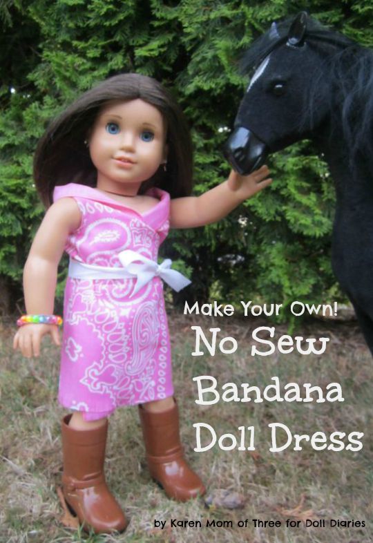 Karen Mom of Three's Craft Blog: KAREN'S DOLL CRAFT TUTORIALS