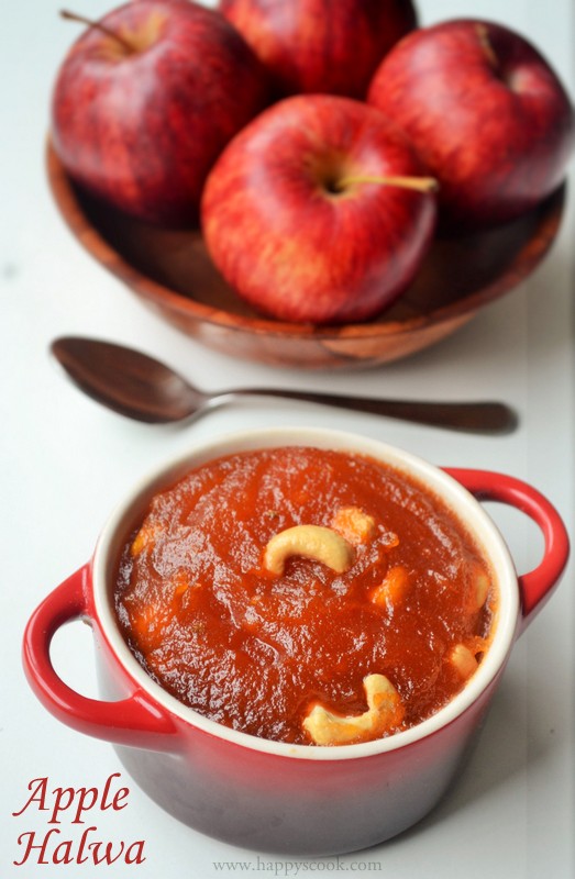 Apple Halwa Recipe | How to make apple halwa | Happy's Cook