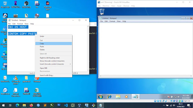 Cara Copy & Paste di VirtualBox - Awonapa - Website dan Blogging
