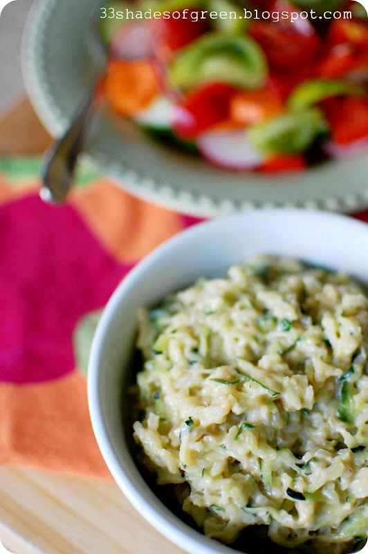 33 Shades of Green: Tasty Tuesdays: Cheesy Zucchini Rice