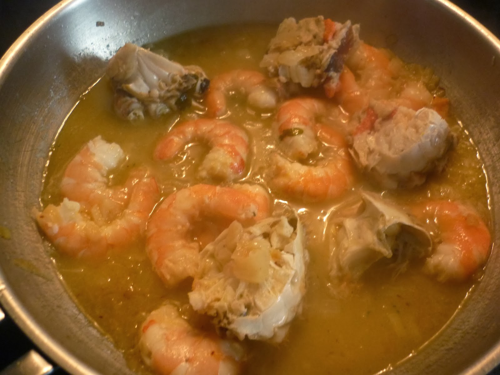 LA COCINA DE CARMENMAVIS: FABAS CON ÑOCLA Y LANGOSTINOS ( ALUBIAS CON ...