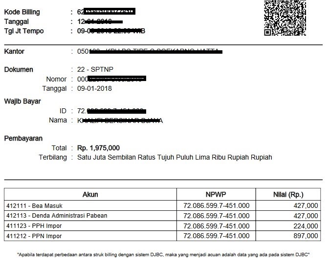Proses Create Billing Di Portal Pengguna Jasa ~ INFORMASI