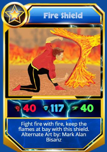 These City Streets: Alternate Art Card: Fire Shield