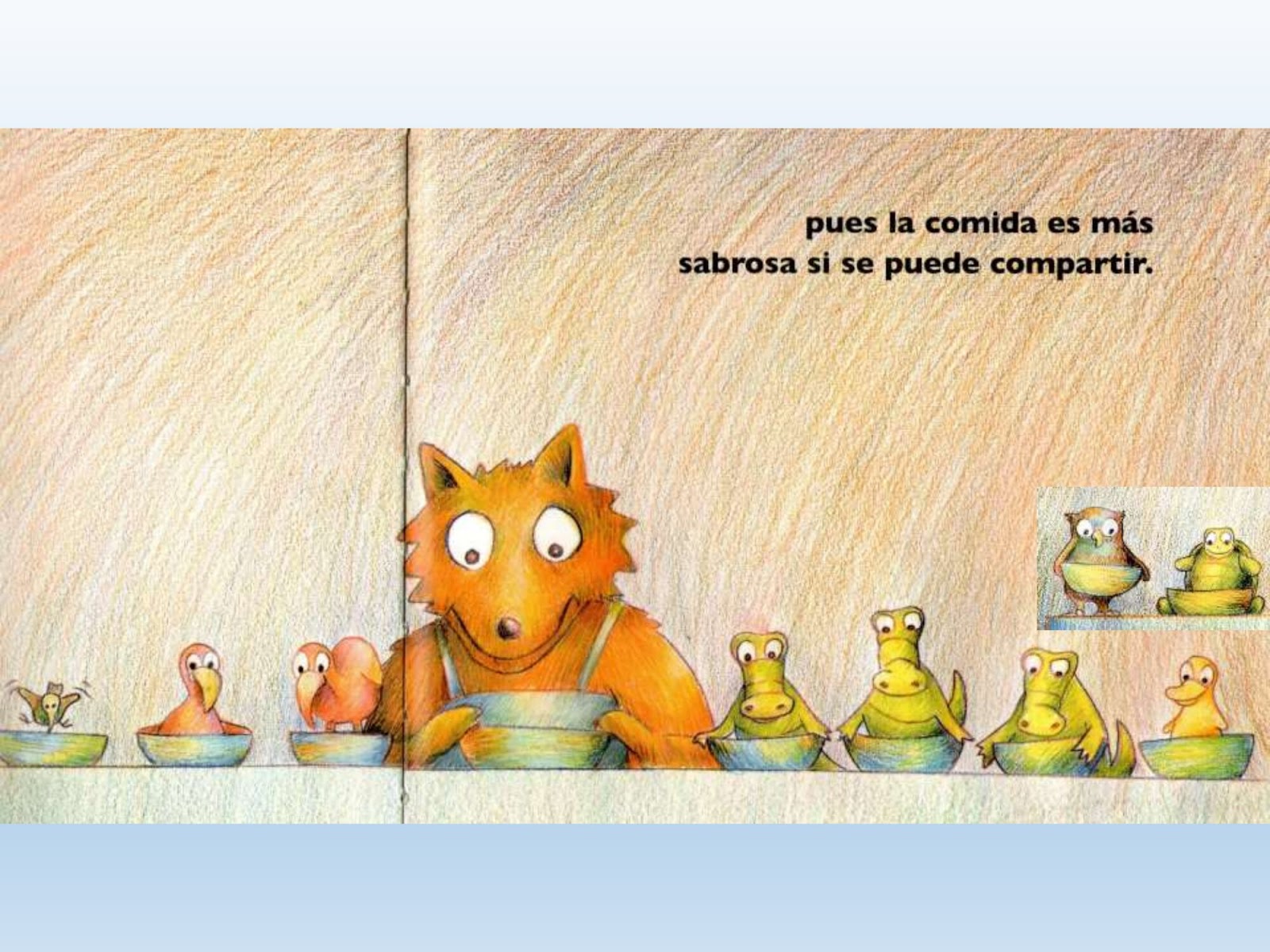 RINCÓN DE LECTURA MANUELISTA: ! VAYA APETITO TIENE EL ZORRITO