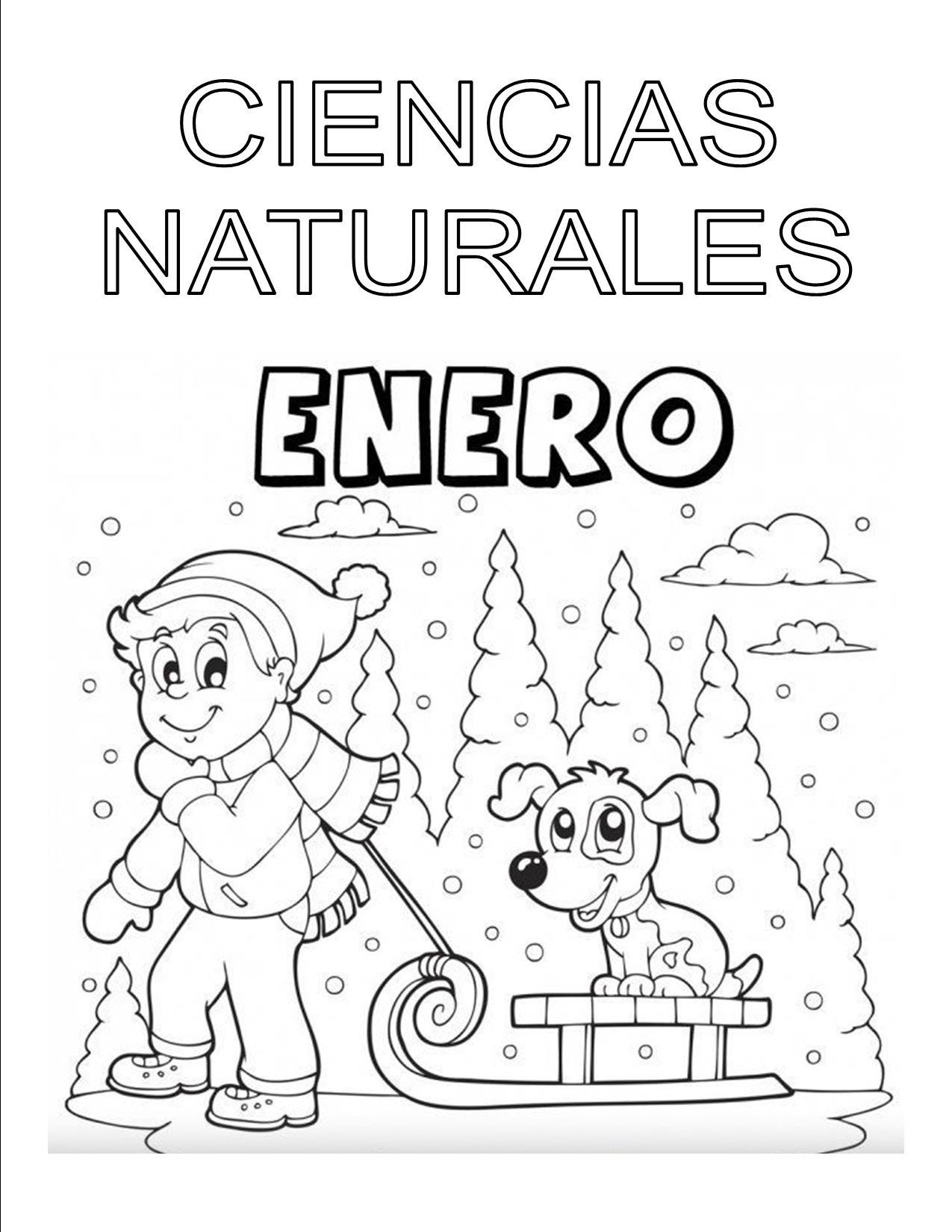 Maestra Mónica Ochoa: PORTADAS ENERO, IMPRIMIR , PEGAR Y COLOREAR ...