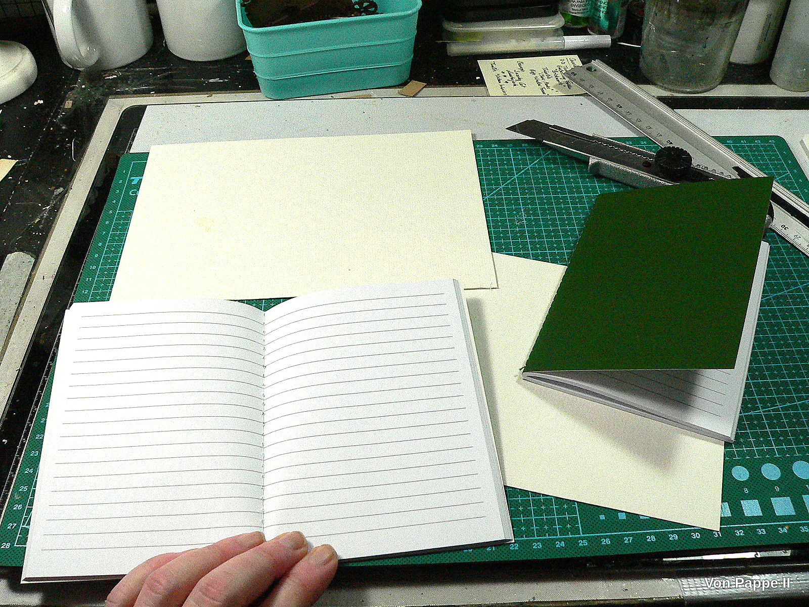 StencilGirl Talk: Travel Journal with Flap Pockets by Claudia Neubacher