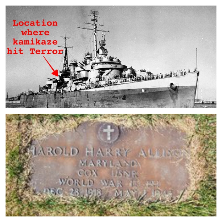WW2 Fallen 100: WW2 Okinawa Fallen - Harold Allison, USS Terror