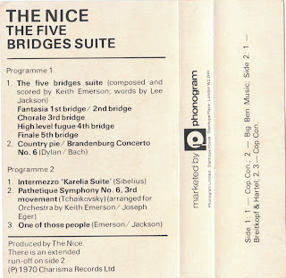 Cassette Cover Art Library: Cassette Cover - Five Bridges.. The Nice