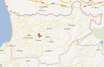 جمعية ضوء للتنمية : Akkar on Map