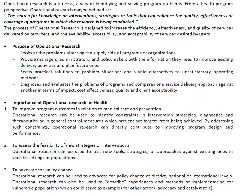 Operational research examples - worldssany