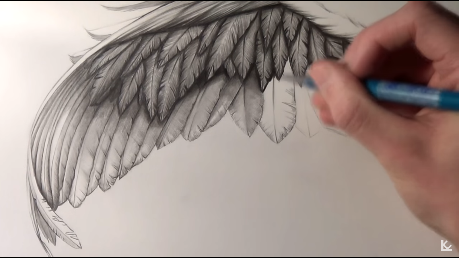 How to Draw a Wing by LethalChris Drawing