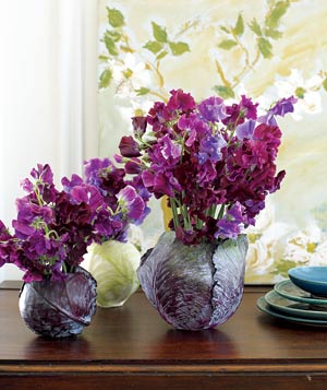 Delightfully Chic: Cabbage Centerpiece??