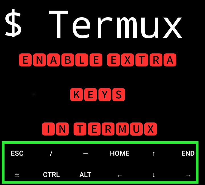How To Enable Extra Keys In Termux How To Enable Extra Keys In Termux