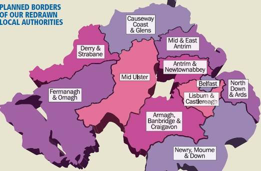 Endgame In Ulster: Council Boundaries