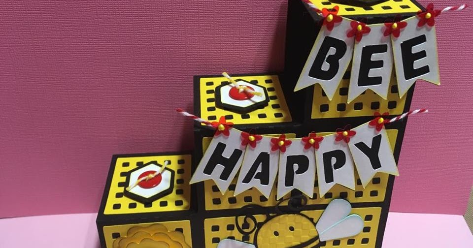 Eva's Scraps N' Cards: Bee Happy Block Card