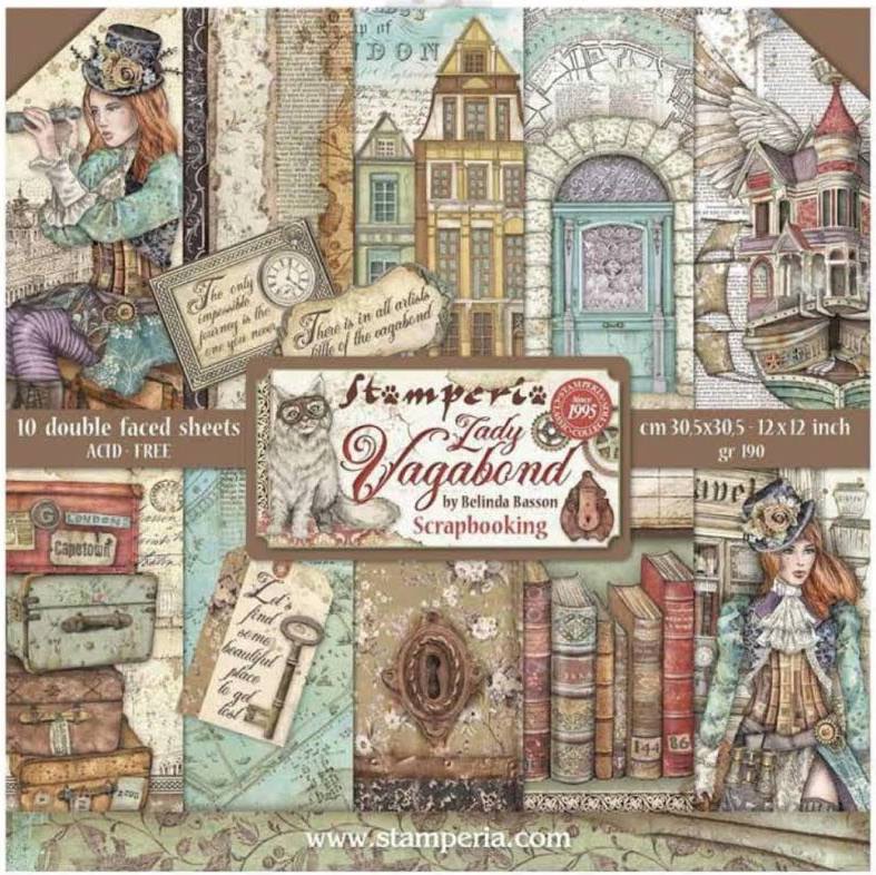 Craft on the Run: "Amazing" Stamperia Interactive layout Tutorial ...