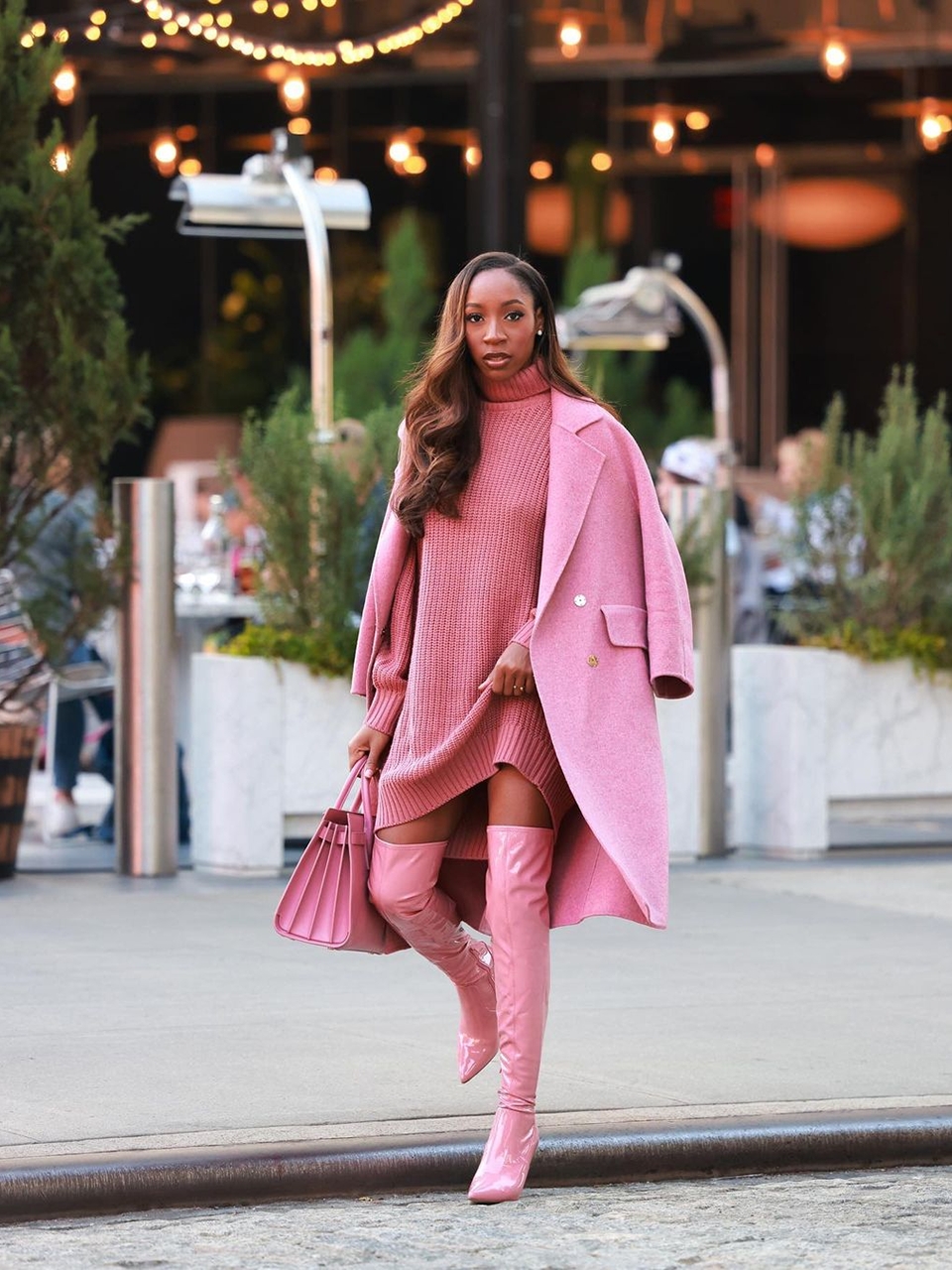 How To Style A Pink Coat To Perfection | Melody Jacob