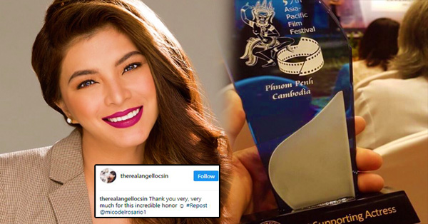 WOW! Angel Locsin Awarded As Best Supporting Actress At 57th Asia ...