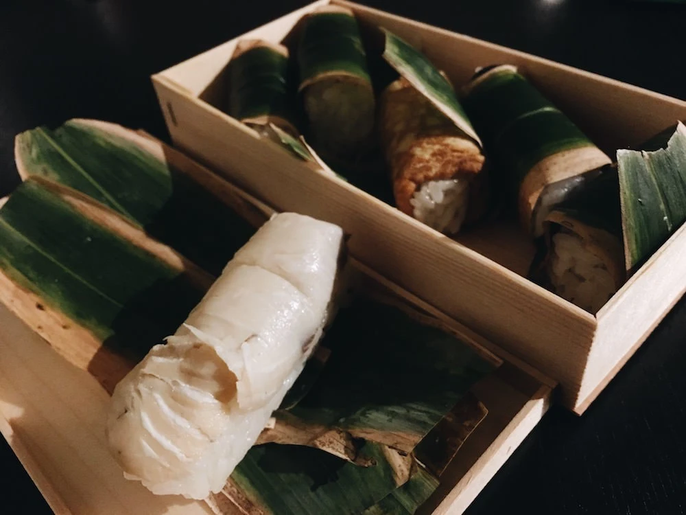 Sasamaki Kenuki Sushi, one of the oldest sushi shops in Tokyo