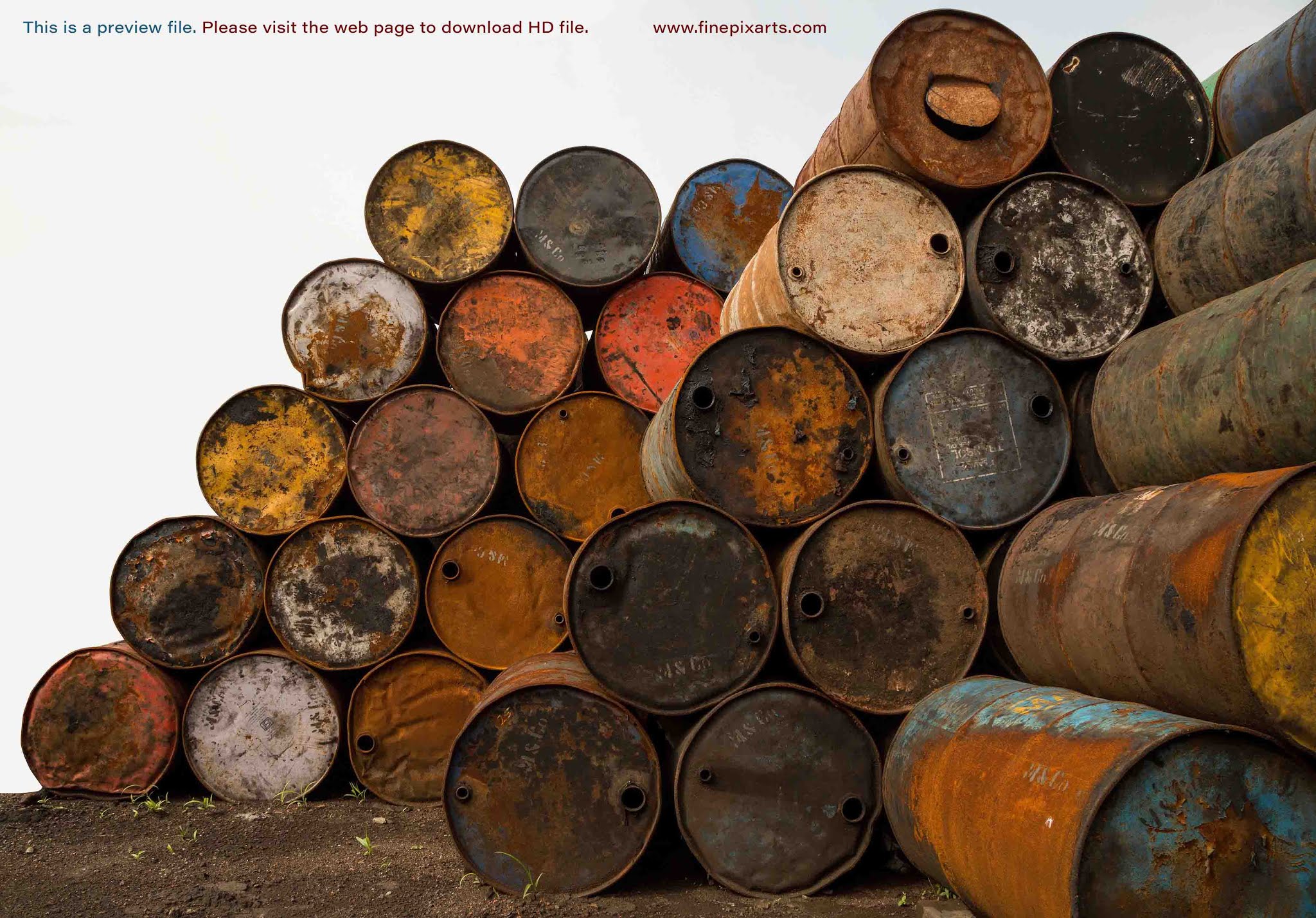 Rusty metal Oil can texture 00016