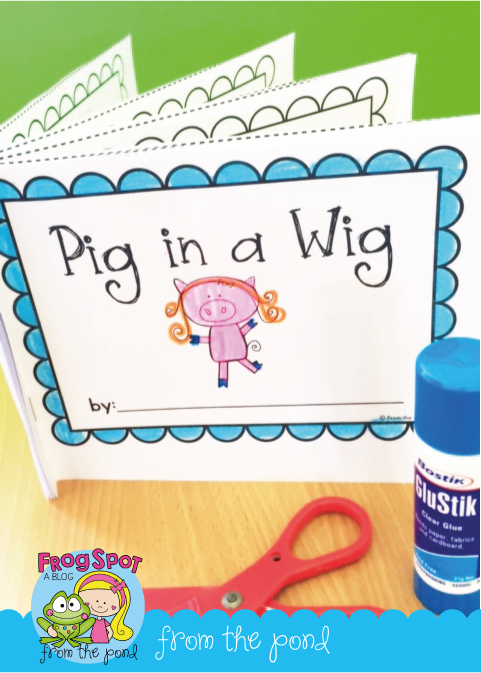 Pig in a Wig Printable Reader + Freebie | From the Pond