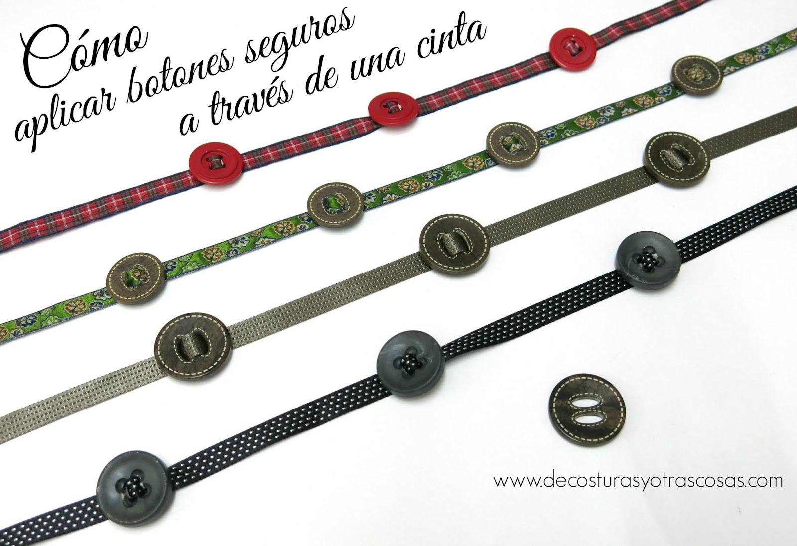 De costuras y otras cosas: COMO COSER BOTONES SEGUROS Y ADORNADOS