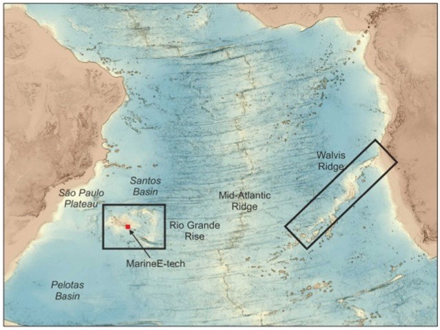 MarineE-tech Research Expedition Blog: First sight of the Rio Grande Rise