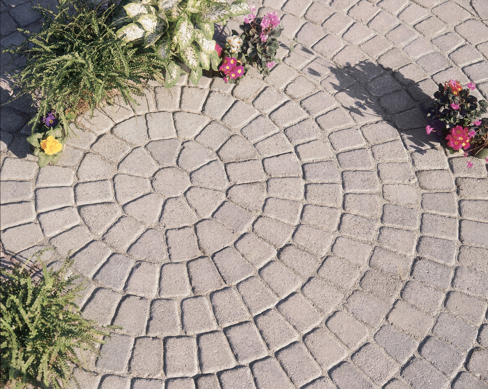 Custom Stoneworks & Design Inc.: Tumbled Finish Circle Pattern