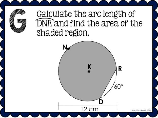 Circles (Part 2) Stations Review | Mrs. Newell's Math