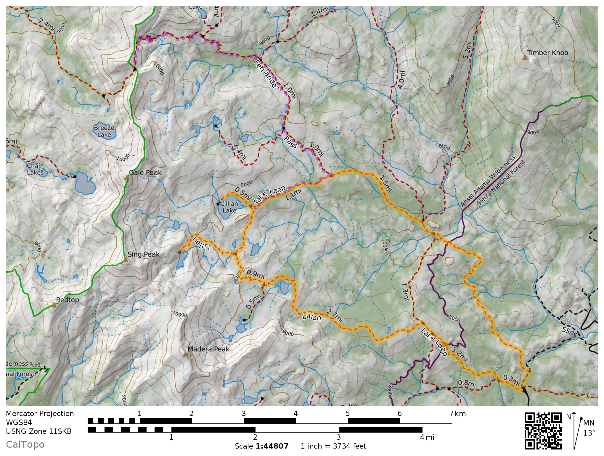 NorCal Dog Trails: Lillian Lake Loop