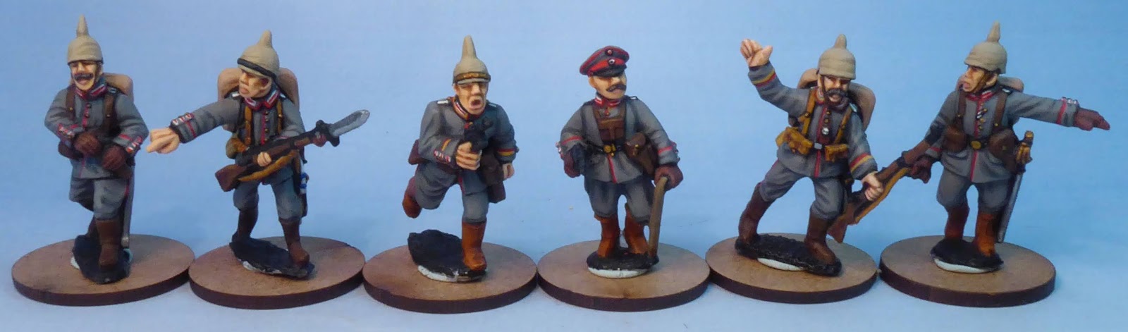 Over Open Sights: Great War Miniatures early WW1 German Infantry