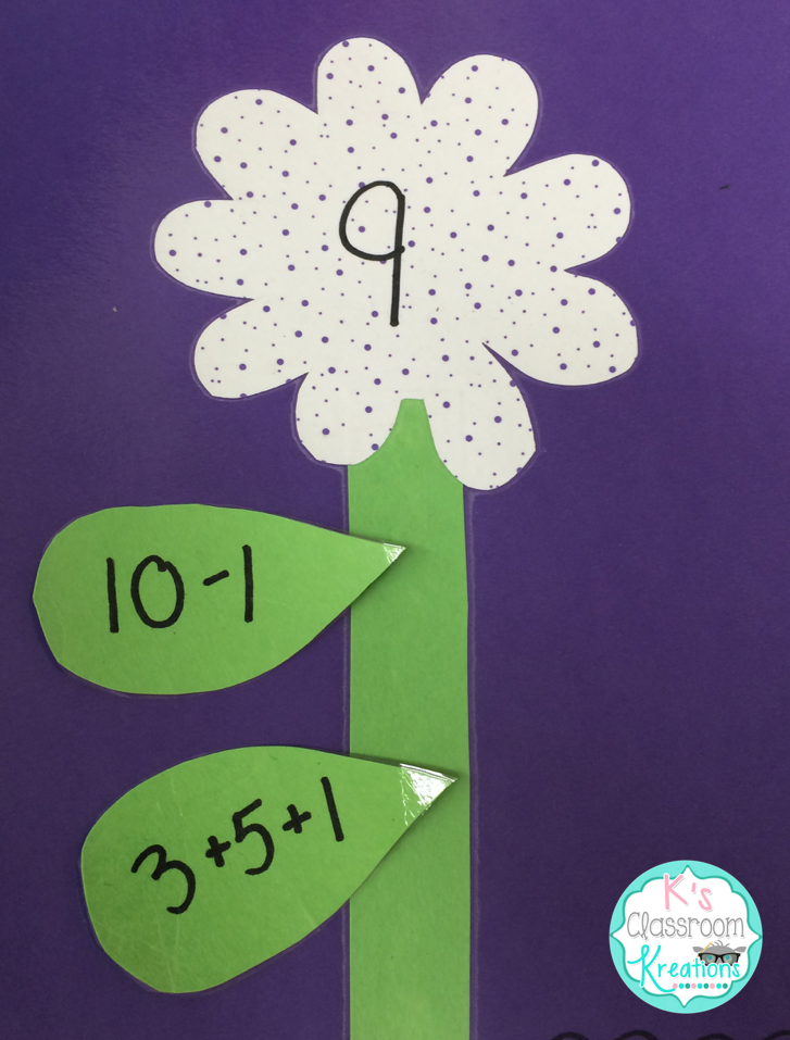 Math Tip Monday-Spring Math Ideas | K's Classroom Kreations