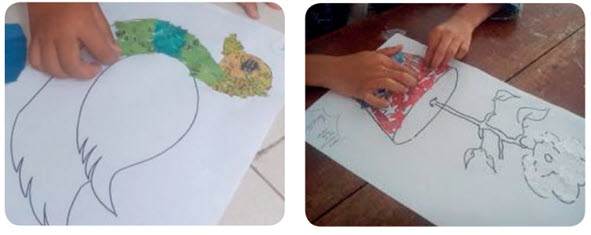 Karya Seni Rupa Teknik Tempel Kolase Montase Aplikasi dan Mozaik ...