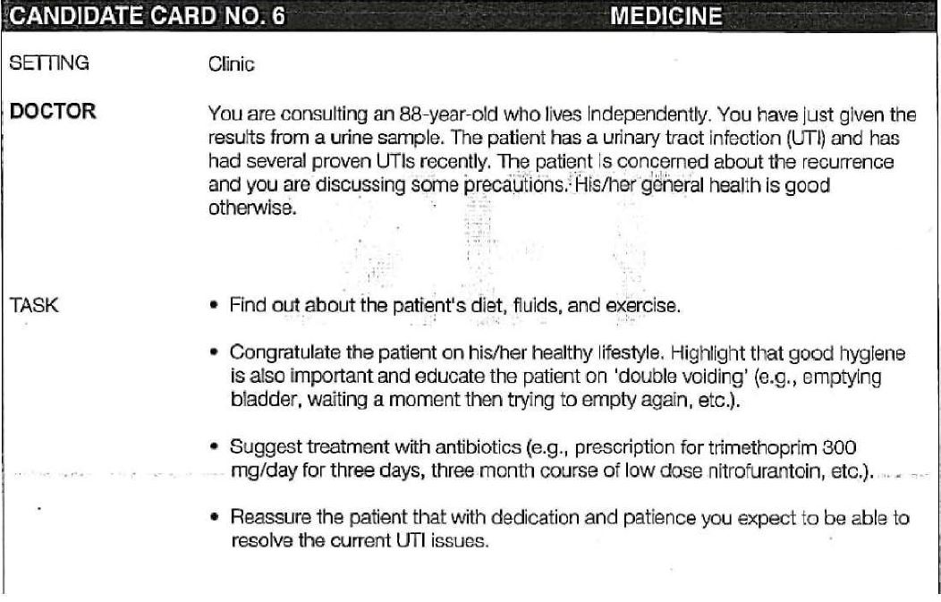 OET Speaking Template: Test# 4 By Dr. Taimoor Hassan